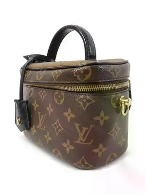 LOUIS VUITTON Pm Vanity Monogram Tote Bag - Brown