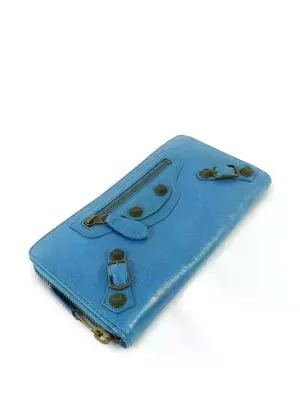 Balenciaga Stud-detail Zip-around Wallet