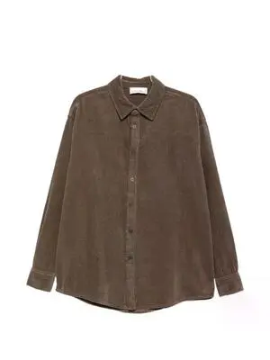 American Vintage Corduroy Long-sleeve Shirt - Brown