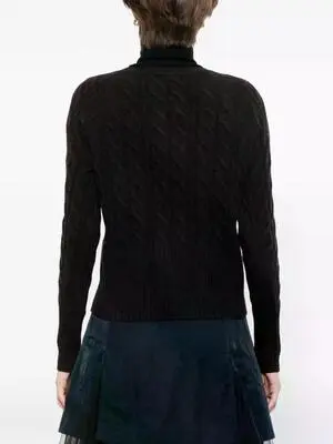 N.peal Myla Cable-knit Cardigan