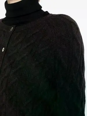 N.peal Myla Cable-knit Cardigan