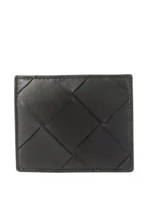 Bottega Veneta Intrecciato Card Case - Black