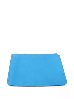 Hermès Constance Slim Bifold Leather Wallet - Orange