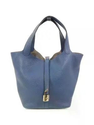 Hermès 2022 Mm Picotin Lock Tote Bag - Blue