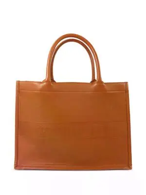 Dior Small Book Tote Embossed-logo Tote Bag