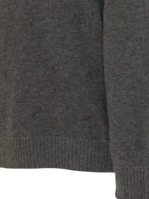 LANEUS Crew-neck Knitted Sweater