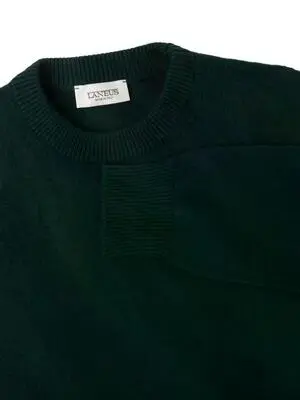LANEUS Crew-neck Knitted Sweater