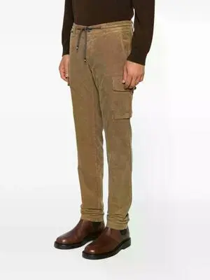 MASON'S Corduroy Drawstring Cargo Trousers