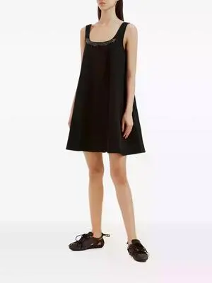 Simone Rocha Crystal-embellished Mini Dress