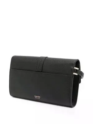 TOM FORD T-clasp Grained Leather Wallets