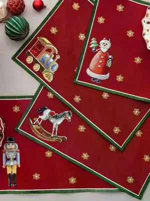 VILLEROY & BOCH Toy's Delight Placemats Set - Red