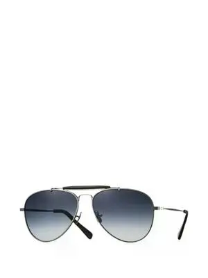 EYEVAN7285 Astro Pilot-frame Sunglasses - Grey