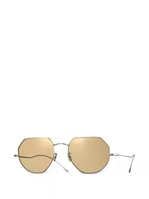 EYEVAN 7285 1007 Geometric-frame Sunglasses - Silver