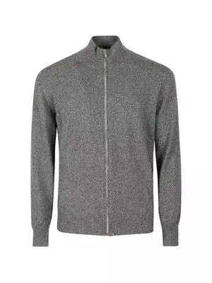 Brunello Cucinelli Zip-up Cashmere Sweater - Grey