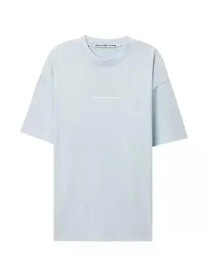 Alexander Wang Logo-print T-shirt - Blue