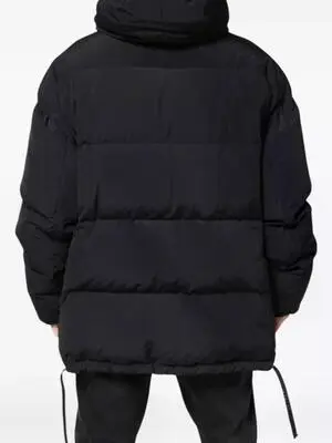 Dolce & Gabbana Logo-plaque Hooded Coat