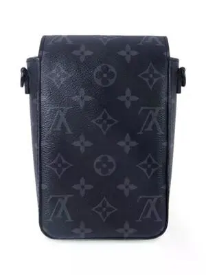 LOUIS VUITTON Monogram Eclipse S-lock Shoulder Bag