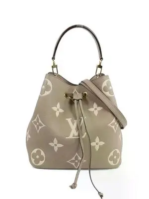 LOUIS VUITTON Monogram Empreinte Neo Noe Tote Bag - Grey