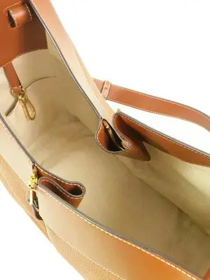 Loewe Hammock Leather Tote Bag - Brown