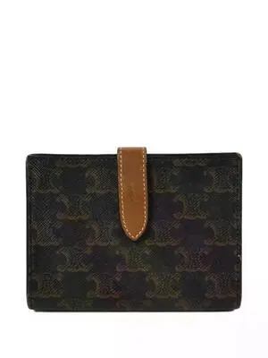 Celine Triomphe Canvas Wallet