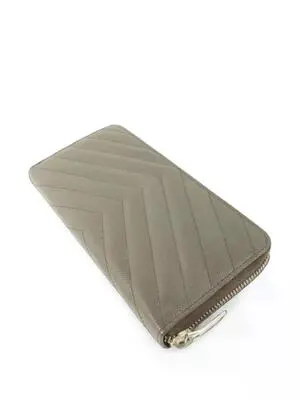 Saint Laurent Chevron-quilted Wallet
