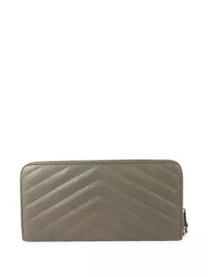 Saint Laurent Chevron-quilted Wallet