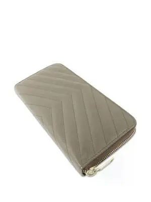 Saint Laurent Chevron-quilted Wallet