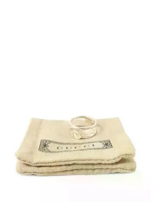 Gucci Interlocking Gg Ring - Silver