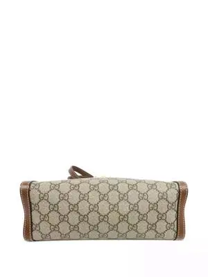 Gucci Padlock Chain-strap Shoulder Bag - Brown