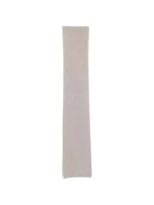 N.peal Ribbed Cashmere Scarf - Grey
