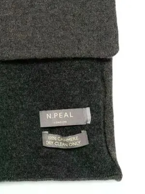 N.peal Two-tone Cashmere Scarf