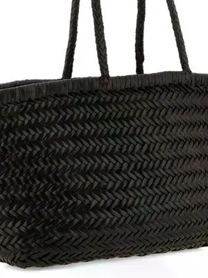 Dragon Diffusion Big Bamboo Triple Jump Woven Leather Shoulder Bag