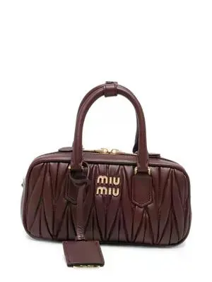 Miu Miu Mini Leather Tote Bag