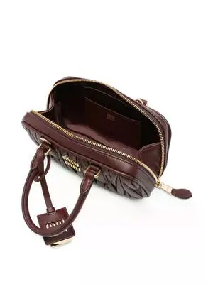 Miu Miu Mini Leather Tote Bag