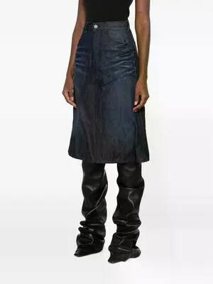 DIESEL® Faded Denim Skirt