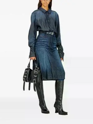 DIESEL® Faded Denim Skirt