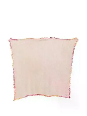 Faliero Sarti Little Adriana Fringed Wool Scarf - Neutrals