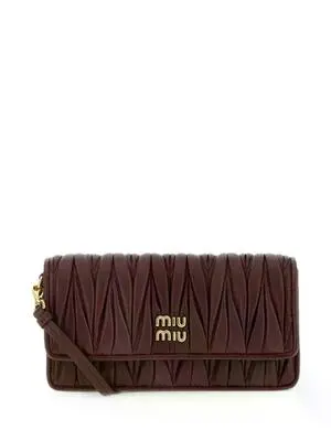 Miu Miu Logo Clutches