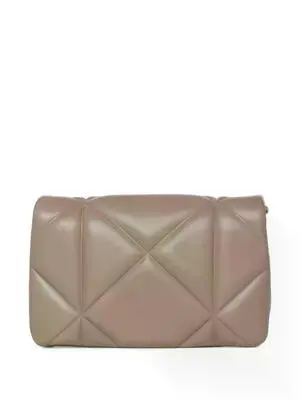 Moschino Quilted Logo-plaque Shoulder Bag