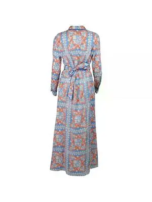 Valentino Garavani Logo-print Belted Dress