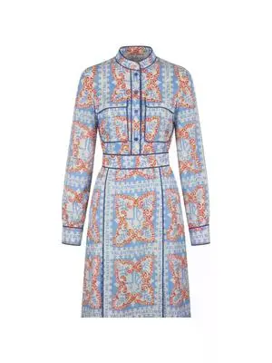 Valentino Garavani Logo-print Belted Dress
