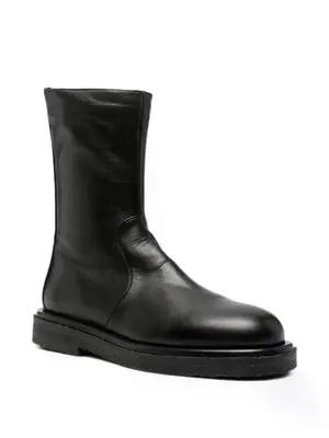 POMME D´OR Rear Zip-fastening Leather Ankle Boots