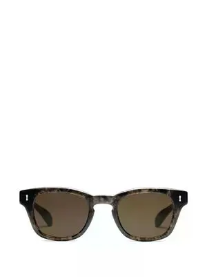 PETER AND MAY Square Frame Sunglasses - Brown
