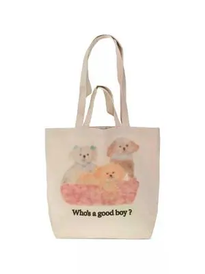 CARNE BOLLENTE Graphic-print Tote Bag - Neutrals