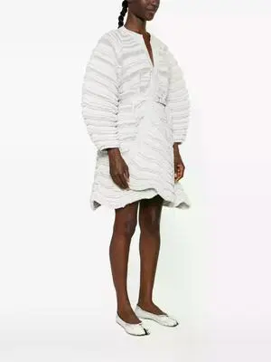 CFCL Belted Ribbed-knit Jacket - Neutrals