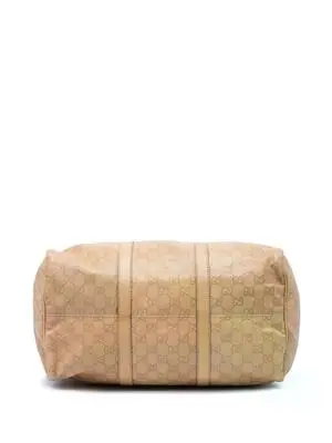 Gucci 2016-2026 Medium Gg Supreme Joy Boston Bag - Brown