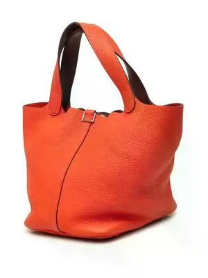 Hermès 2017 Clemence And Swift Picotin Lock 18 Eclat Handbag