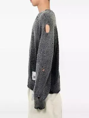 Mihara Yasuhiro Sun Faded Distressed Sweater