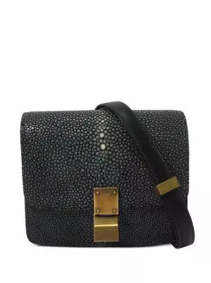 Celine Mini Classic Box Shoulder Bag - Black
