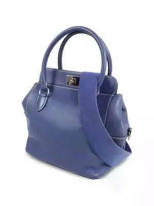 Hermès 20 Tool Box Tote Bag - Blue